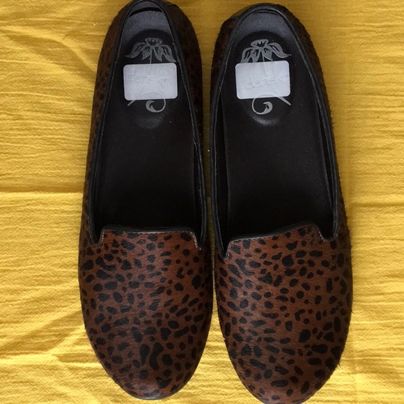 Dansko | Shoes | Dansko Loafer With Faux Animal Fur Pattern | Poshmark